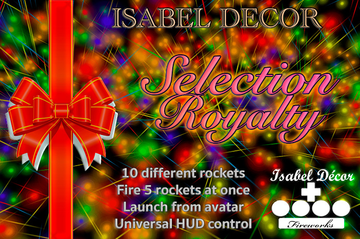 Second Life Marketplace - Isabel Decor Alpha Fireworks - Collection G (unlimited)